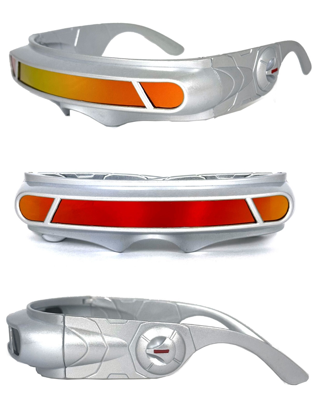 SPACE ALIEN COSTUME CYCLOPS FUTURISTIC ROBOT SHIELD POLARIZED LENS ...