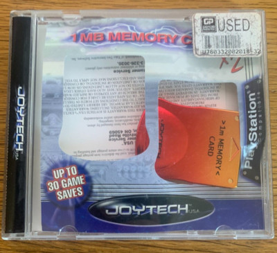 Joytech USA Playstation 1 Compatible 1MB Memory Card RED | eBay