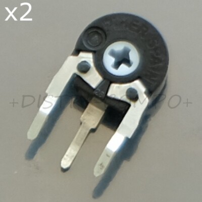 Potentiometre 250ohm vertical ajustable 6mm PT6 0.10W Piher (lot de 2 ...