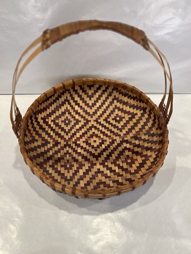 Vintage Hopi Pueblo Indian Small Plaited Yucca Ring Basket, circa 1970 ...