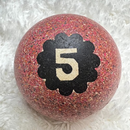 Rare Vintage 2" Clay Pool Ball, 5 Ball | eBay