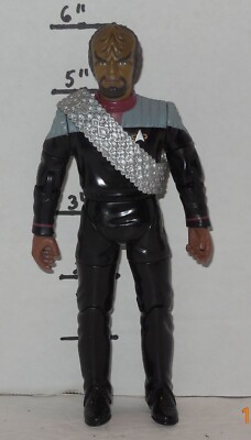 1996 Star Trek First Contact LT. Commander Worf 6" Figure Playmates ...