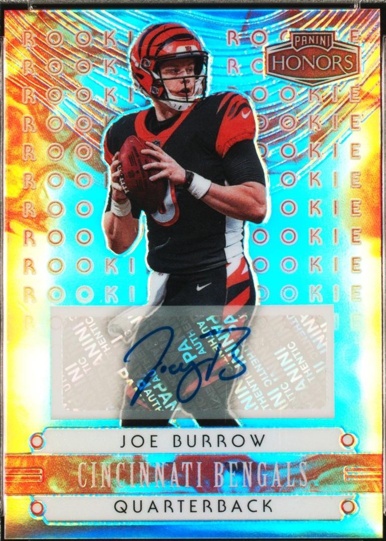 2020 Panini Honors - 2002 Honors Rookies Joe Burrow #1 Signatures /49 ...