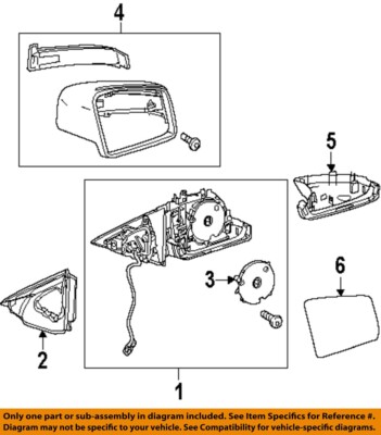 MERCEDES OEM 10-18 C250 Front Door Outside Mirrors-Mirror Glass ...
