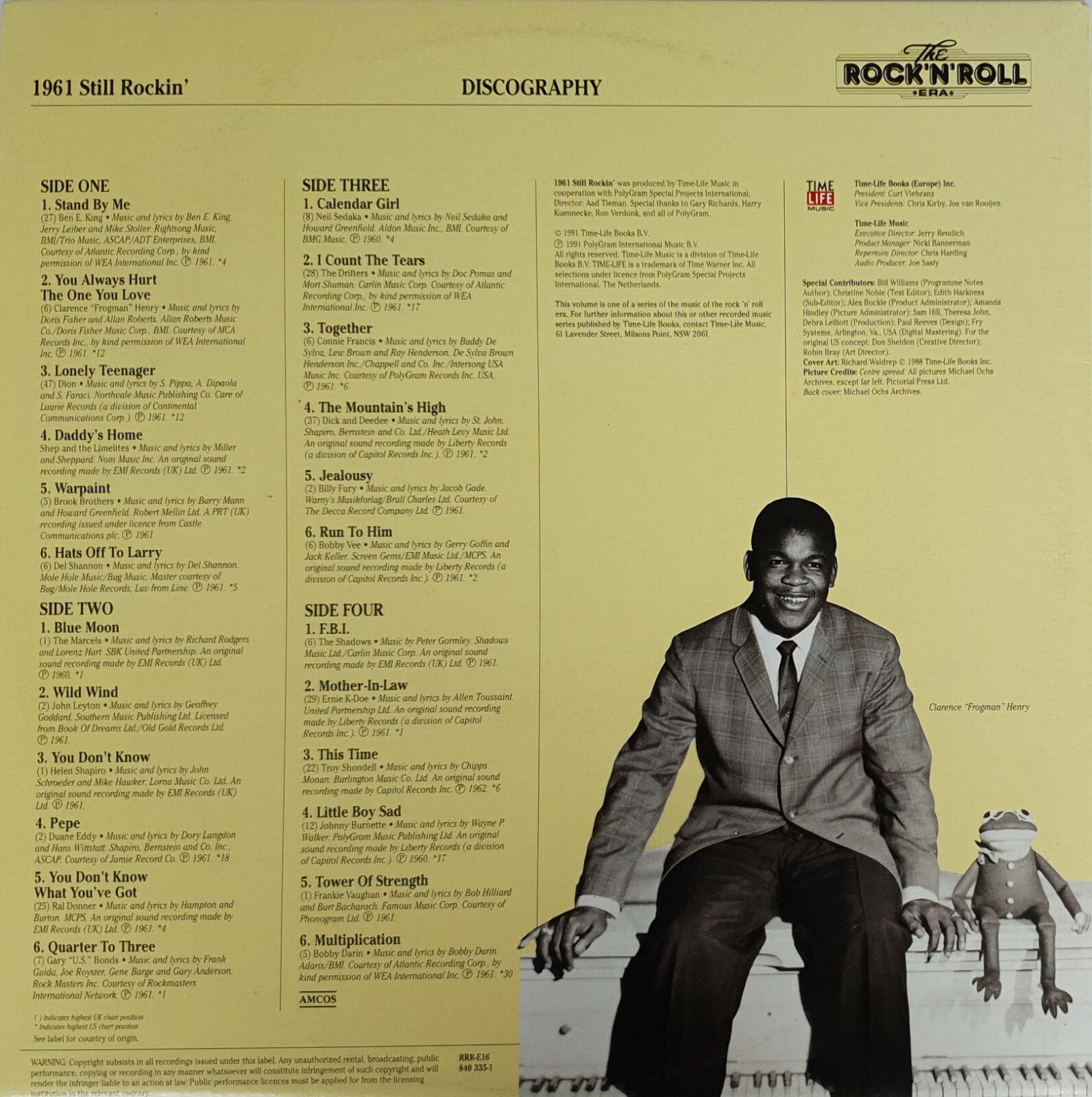 The Rock 'N' Roll Era 1961 Still Rockin' 2LP Remastered Time Life Music ...