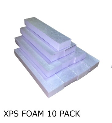 XPS Foam Modelling 10 Pack, Each Block Aprox 200x50x20mm , war gaming ...