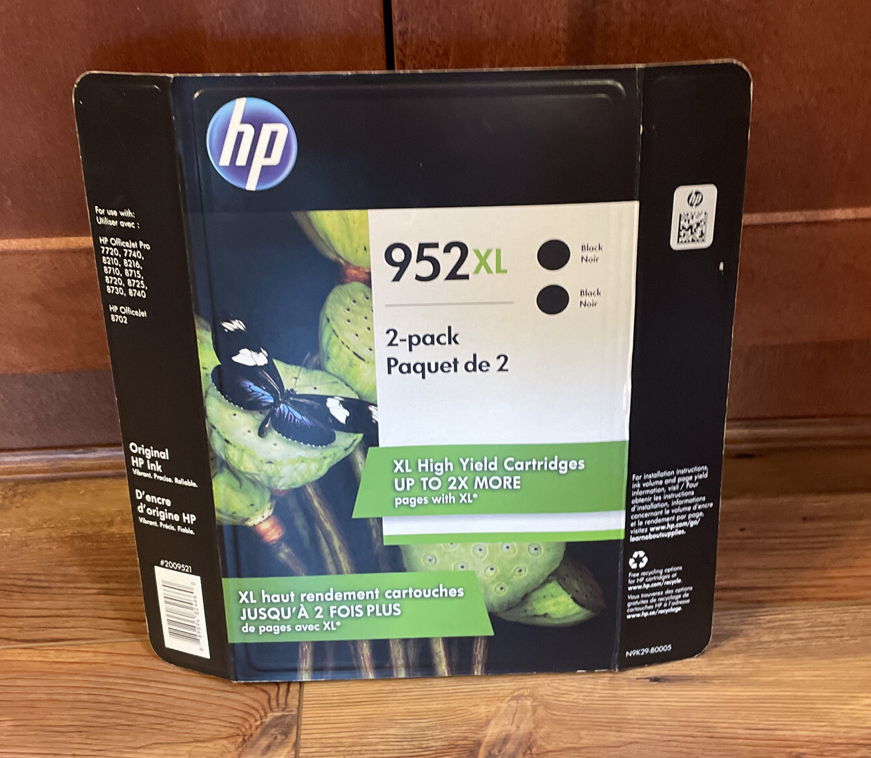 HP 952XL N9K29BN Black Ink Cartige - 2 Pieces for sale online | eBay