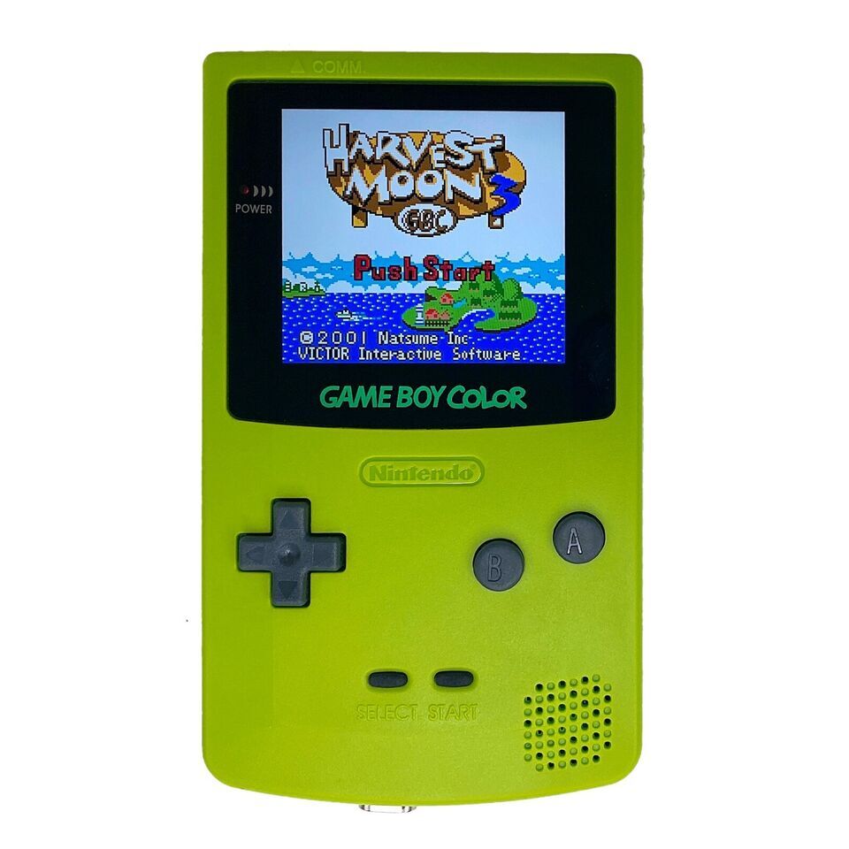 Game Boy Color AMOLED OLED Custom Game Console with Touch Control GBC ...