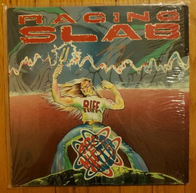 RAGING Slab - Assmaster LP Vinyl 1987 Buy Our Records Orig SHRINK ...