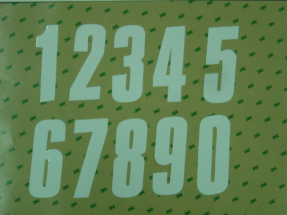 Vintage Motocross Numbers