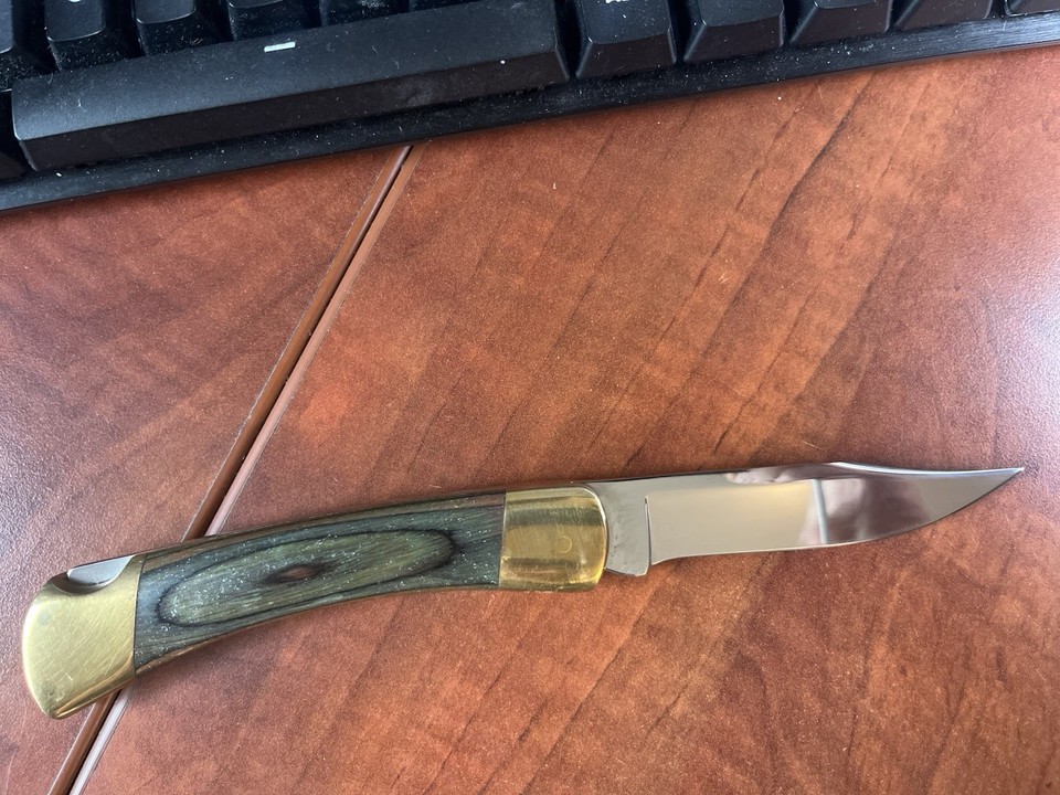 Buck 110 Custom Shop Script Stamp. Sports Afield Magazine Centennial ...