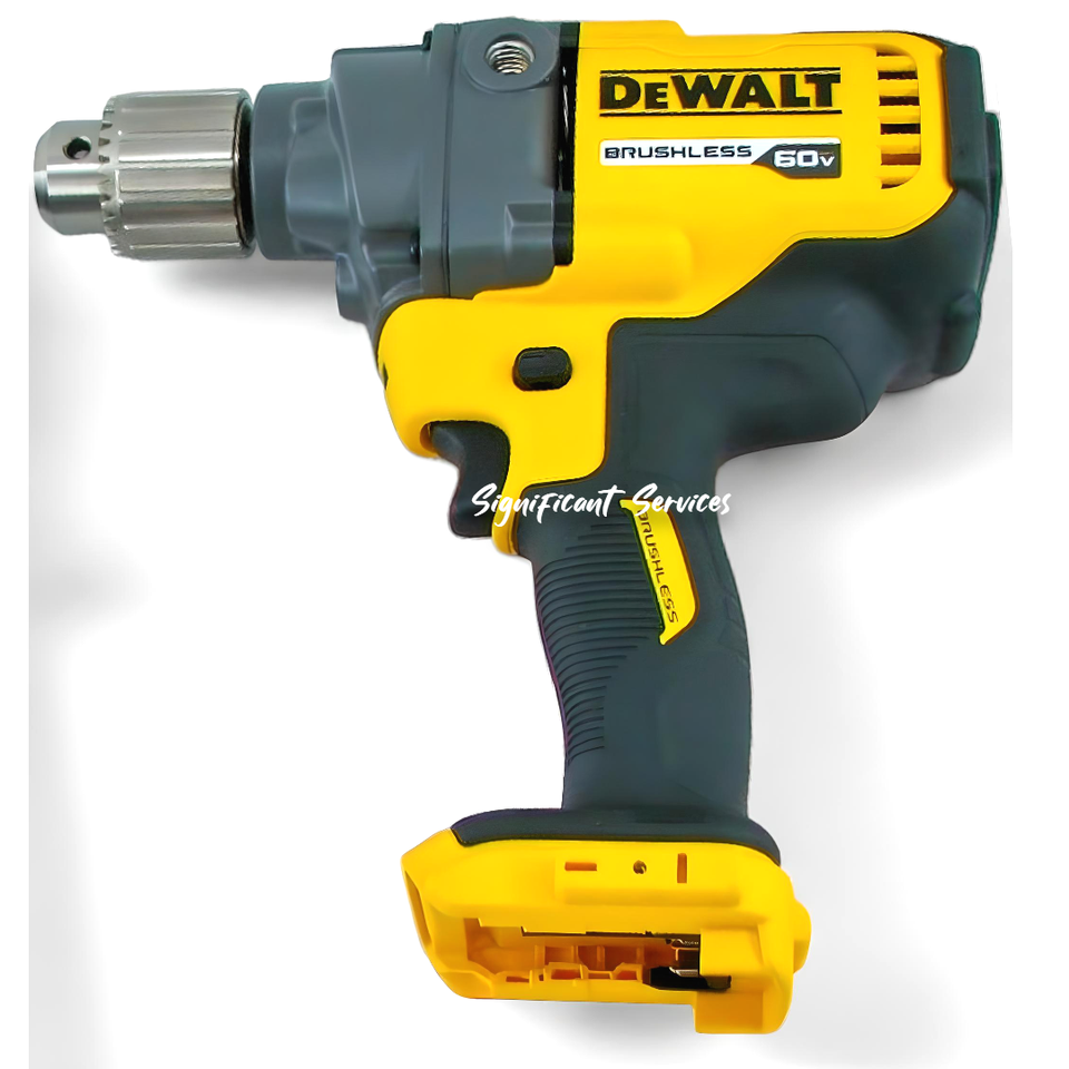 DEWALT FLEXVOLT DCD130B 60V MAX Cordless Drill Concrete Mixing E-Clutch ...