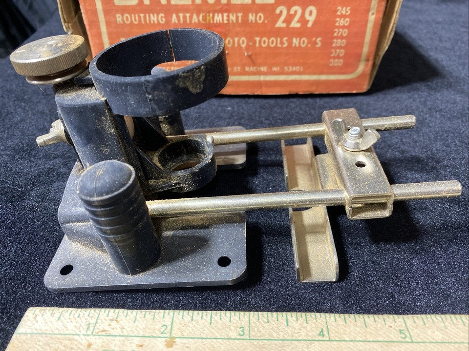 Dremel Routing Attachment Model 229 With Box Original Vintage From 1976 ...