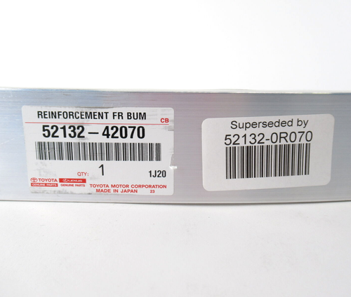 Genuine OEM Toyota 52132-0R070 Front Bumper Reinforcement Bar 2019-2021 ...