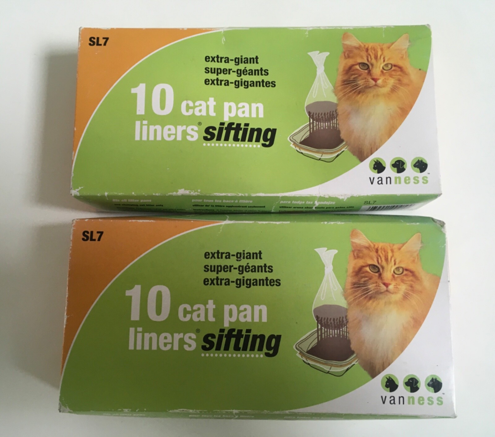 Van Ness Extra Giant Sifting Cat Pan Liners, 20 Count 2 Pack | eBay