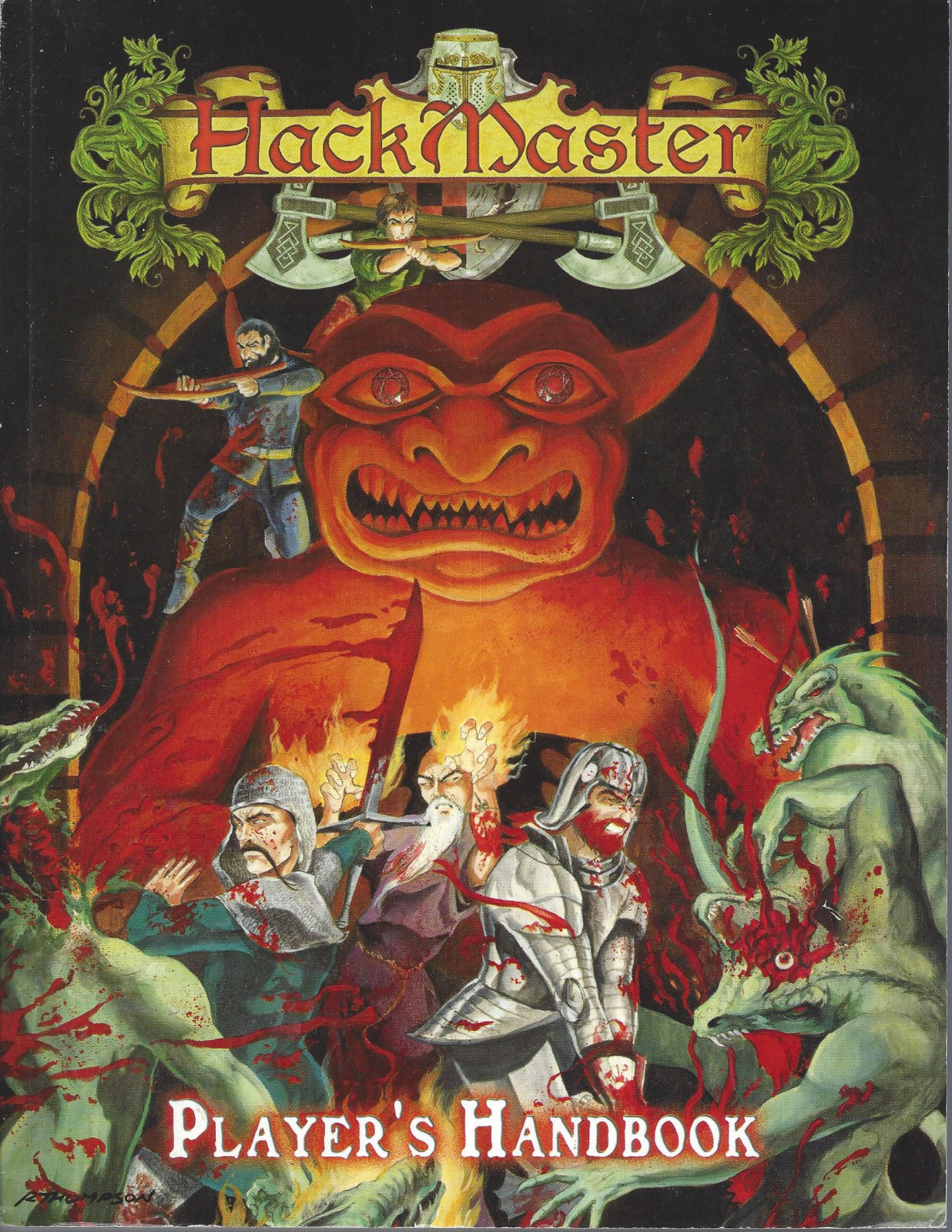 Hackmaster Players Handbook RPG SC NEW OOP Kenzer & Company FREE ...