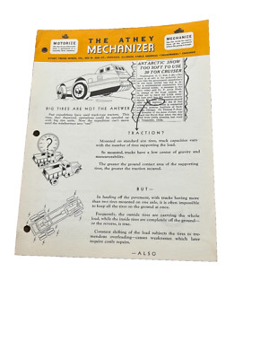 Athey Mechanizer Traction Brochure FCCA24 | eBay