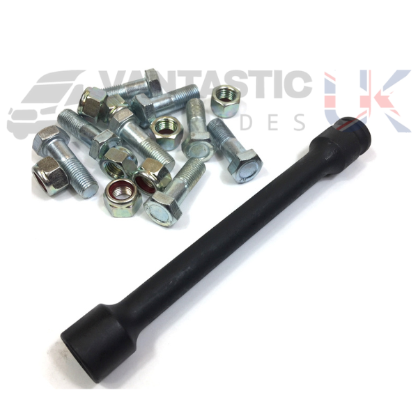 LAND ROVER DISCOVERY 2 TD5/V8 FRONT PROPSHAFT WITH TOOL & BOLTS 98-04 ...