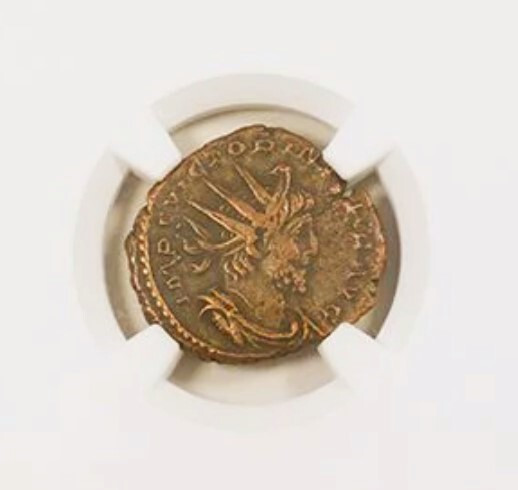 S-DS3 Roman Empire Emperor Victorinus (AD 269-271) Double Denarius NCG ...