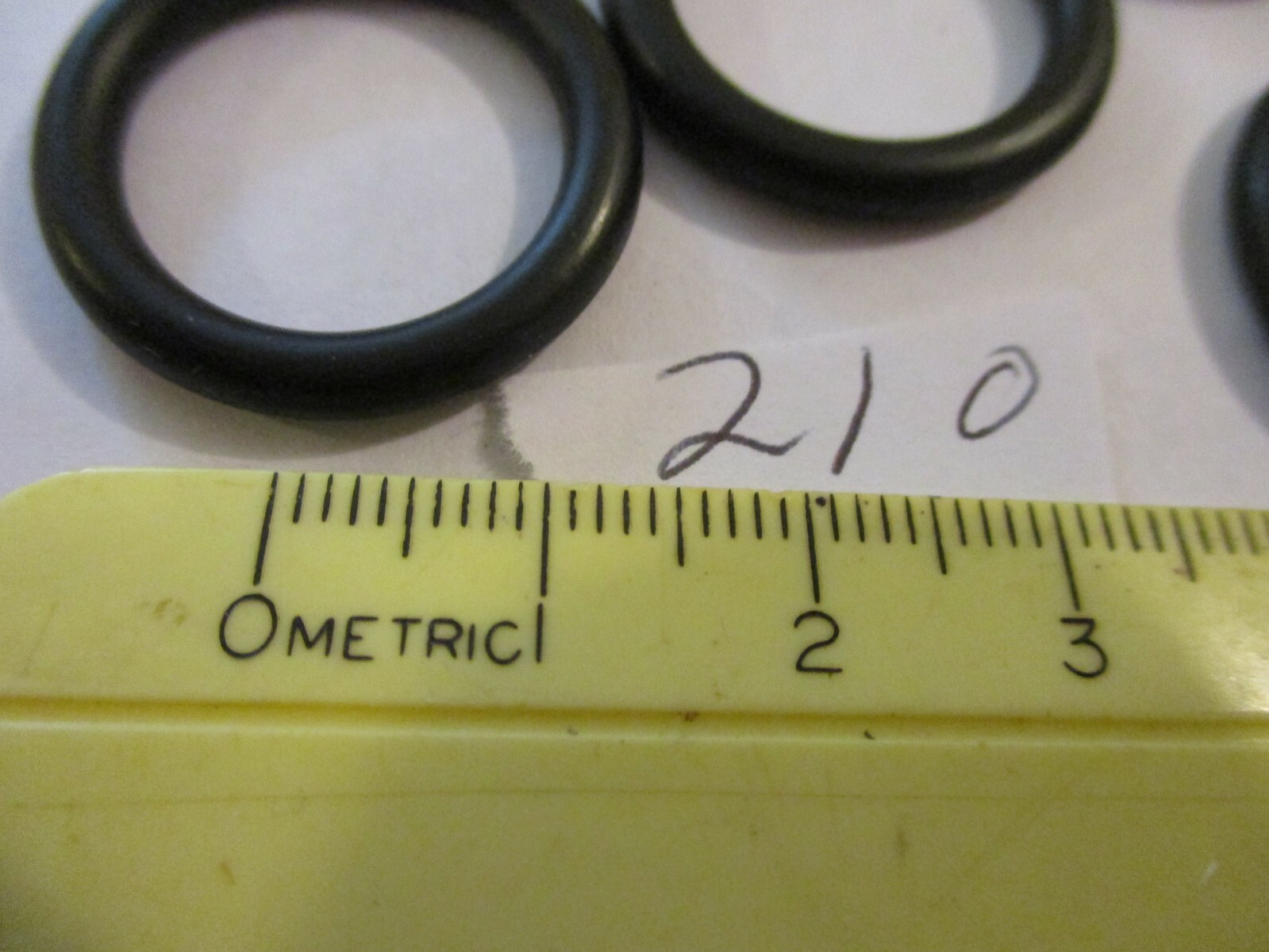 210 O-ring 3/4" ID x 1" OD x 1/8" thick. Buna-70. Quan 5. | eBay