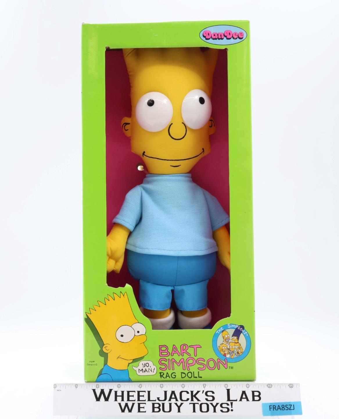 Bart Simpson Rag Doll The Simpsons 1990 Dandee 16 Doll New Sealed Ebay