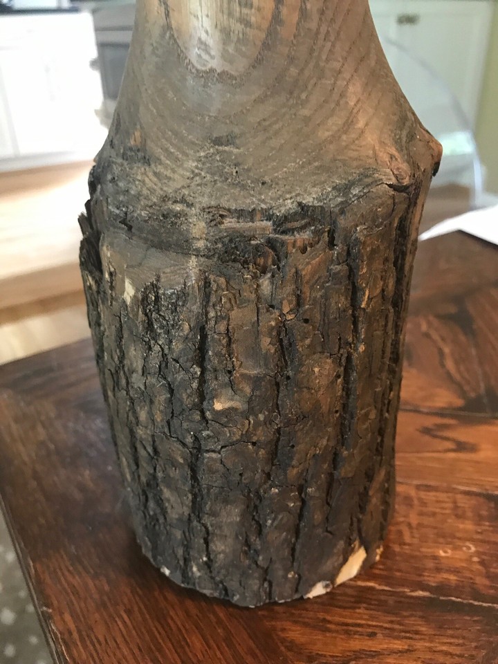 Antique Southern African American Carved Fence Post BUST Primitive Folk ...