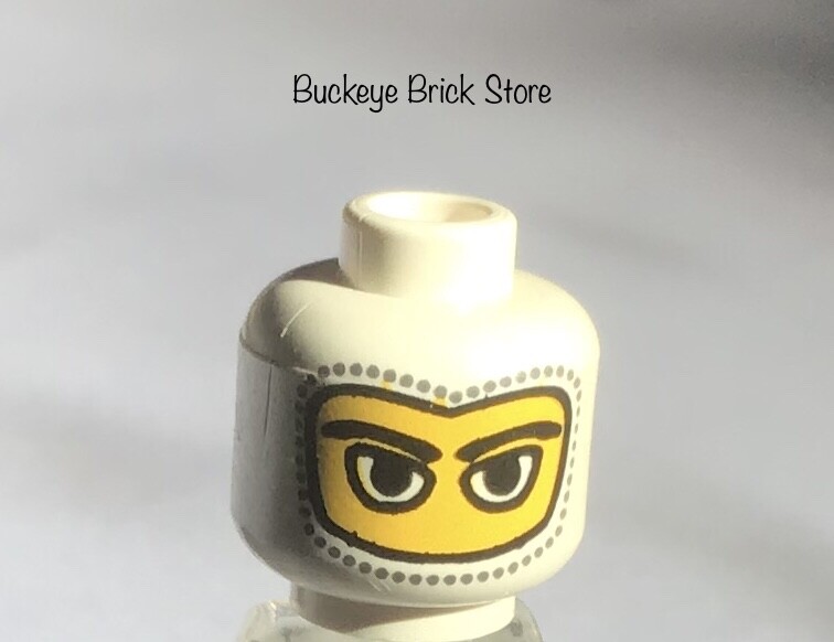 LEGO Minifigure, Head Balaclava with Eyes Hole Stitching Trim, Large ...