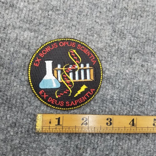 Ex Bonus Opus Scientia Ex Deus Sapientia Science Patch | eBay