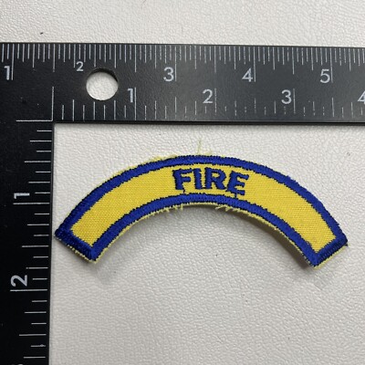 Blue On Yellow FIRE Tab Patch 20E9 | eBay
