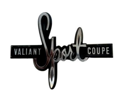 1970 Plymouth Duster Valiant Sport Coupe Fender Nameplate Emblem ...