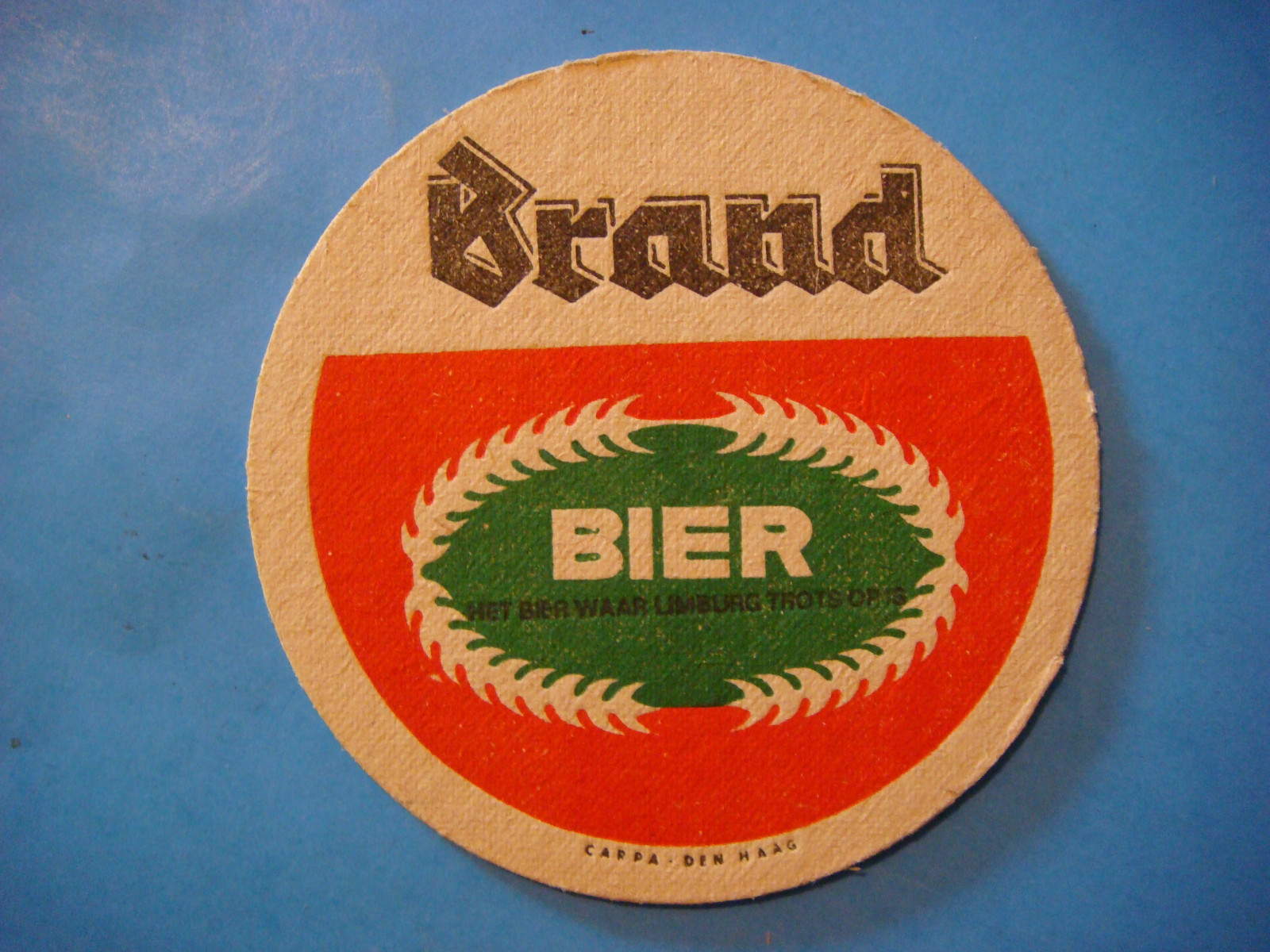 Dutch Beer Bar Coaster ~ Brand Bierbrouwerij Bier ~ Limburg ...