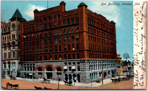 Postcard NE Omaha Bee Building 1907 | eBay