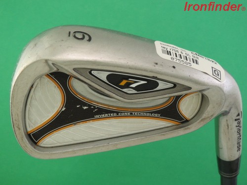 TaylorMade r7 Single 6 Iron RE AX 65 Graphite Senior Shaft Mens Right ...