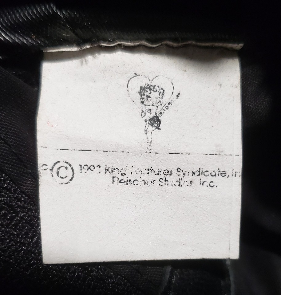 Betty Boop 1998 USA Toons MACASA Lamb Leather Shoulder Bag Womens VTG ...