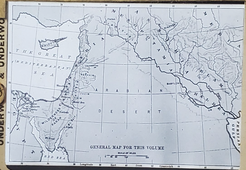 Map, Euphrates River And Northern Arabia, Magic Lantern Glass Slide | eBay