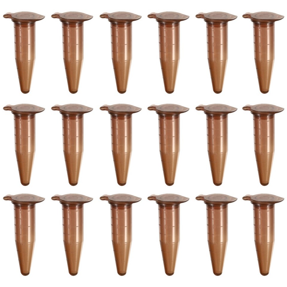 500 Pcs Plastic Centrifuge Vials Microcentrifuge Tubes Mini Test | eBay UK
