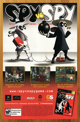 2005 Spy Vs. Spy Xbox Vintage Print Ad/Poster Official Authentic Promo ...