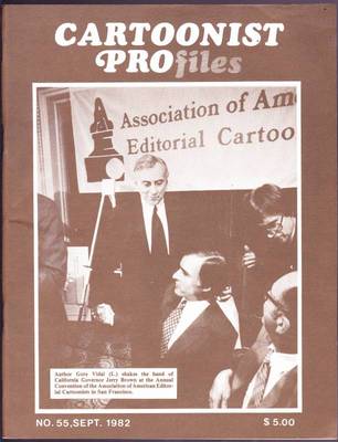 CARTOONIST PROFILES #55 - 1982 - Al Hirschfeld interview, Clive Collins ...