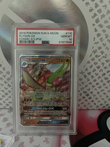 Pokémon Sun & Moon Flygon GX Cosmic Eclipse 110/236 PSA 10 | eBay