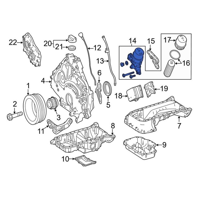 4.6 Turbo Mercedes-Benz Oil Filter Housing 2781800410 Apps for sale ...
