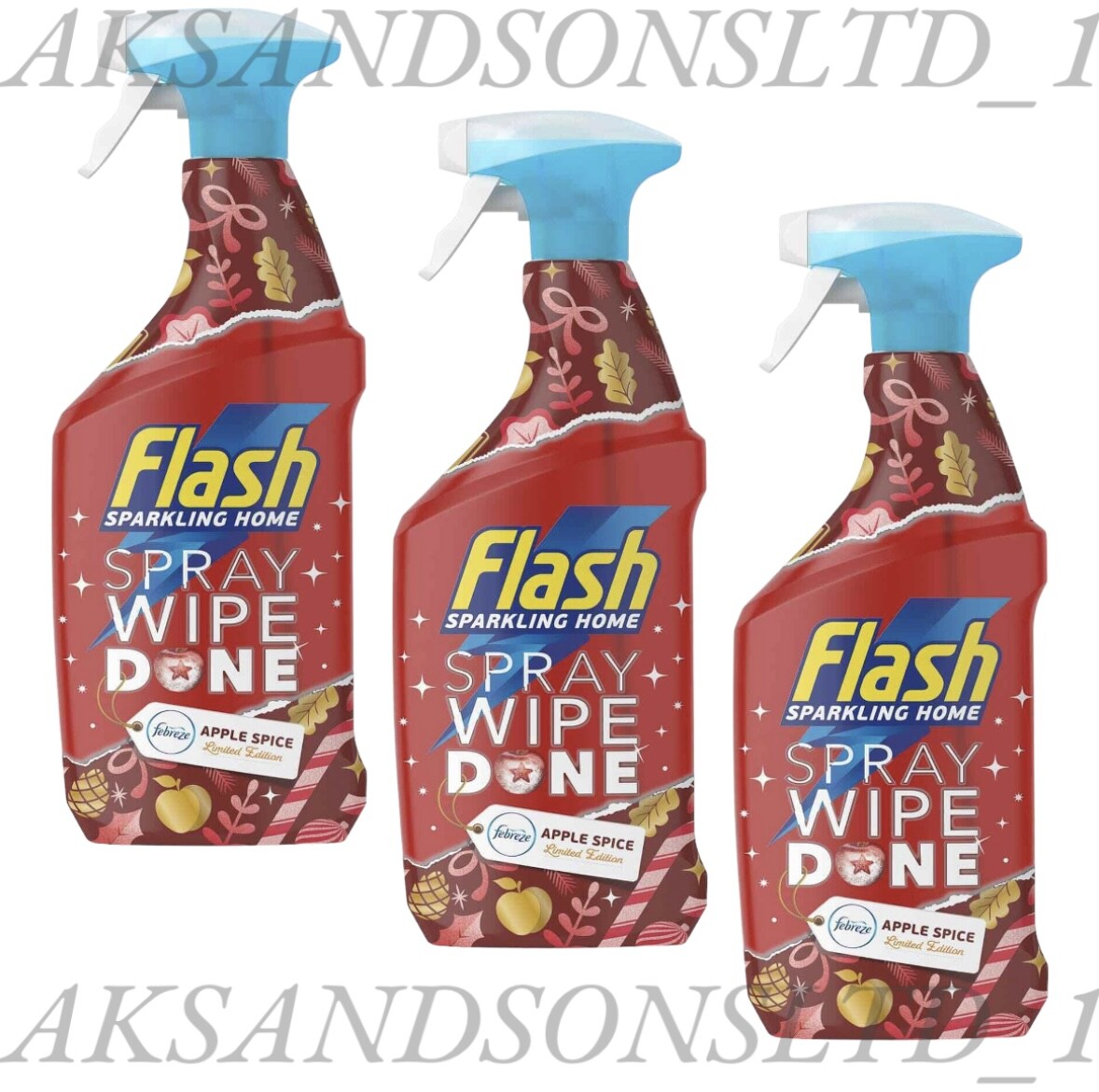 FLASH SPRAY WIPE DONE SPARKLING MULTI SURFACE CLEANER 800ML SELECT YOUR ...