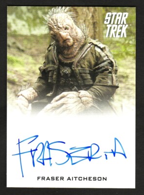 STAR TREK BEYOND AUTOGRAPH CARD FRASER AITCHESON HIDER | eBay