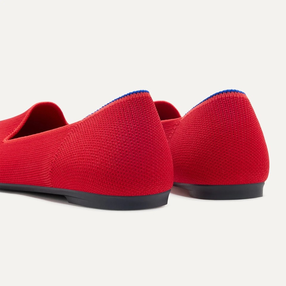 NEW ROTHYS The Lounge Loafer in Bombshell Red CASUAL SHOES SLIP ON SIZE ...