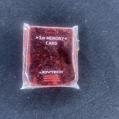 JOYTECH for Sony PS1 1MB Memory Card Red | eBay