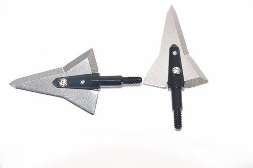 12pcs Broadheads Hunting Arrowheads 125 Grain Archery Compound Bow Crossbow Tips | eBay