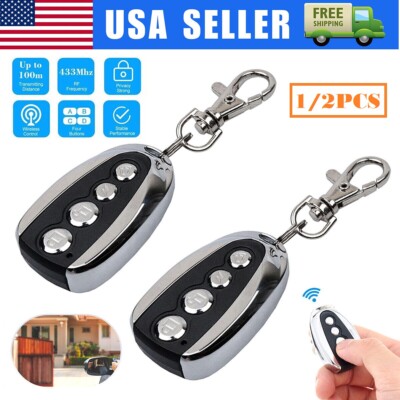 2× Remote Control Backup Key For Automatic Sliding Gate Opener Operator ...