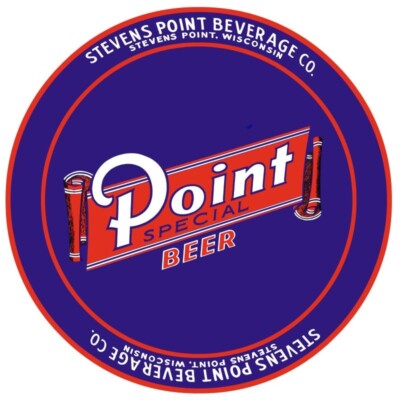 Point Beer, Stevens Point, WI NEW Sign: 18" Dia. Round USA STEEL XL- 4 ...