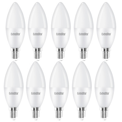 LED Candle Light Bulbs 6W SES E14 edison Screw Warm Daylight White ...