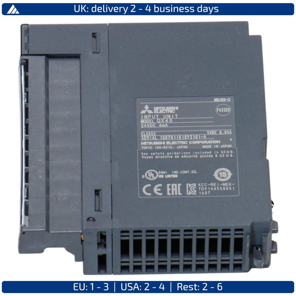 QX40 MITSUBISHI, Digital input module, QX40, QX40, FA-MOD PLC: Digital ...