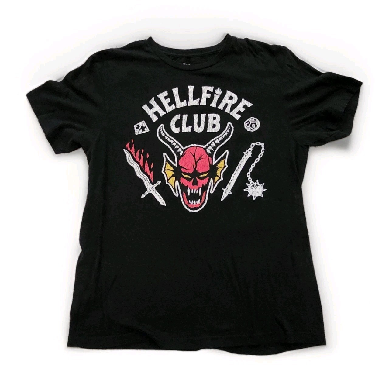 Adult Medium Stranger Things Hellfire Club Logo T-shi… - Gem
